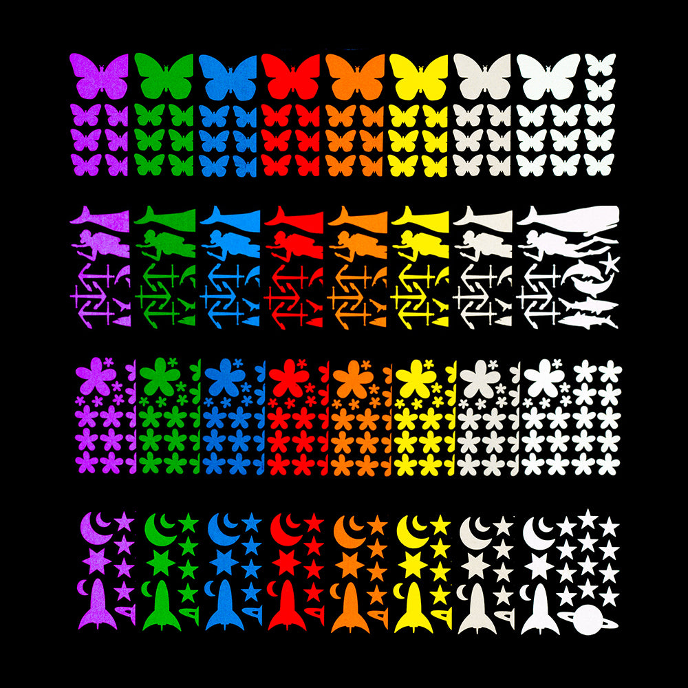 RydeSafe Reflective Stickers | Hexagon Kit - MINI (5 PACK)